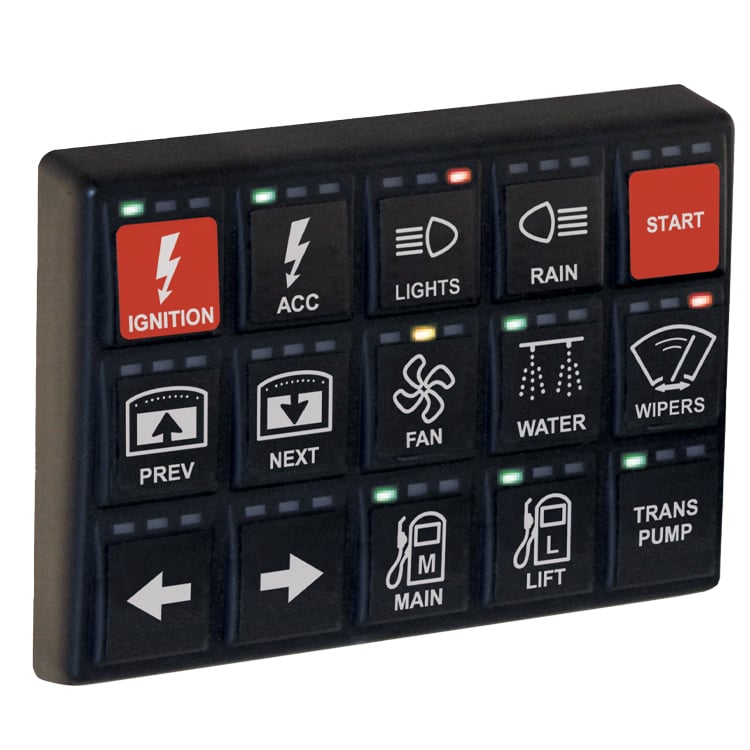 MoTeC 15 Position CAN Keypad — GSpeed