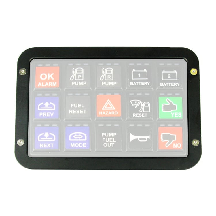 RACEGRADE FLUSH MOUNT BEZEL FOR 15 BUTTON KEYPAD — GSpeed